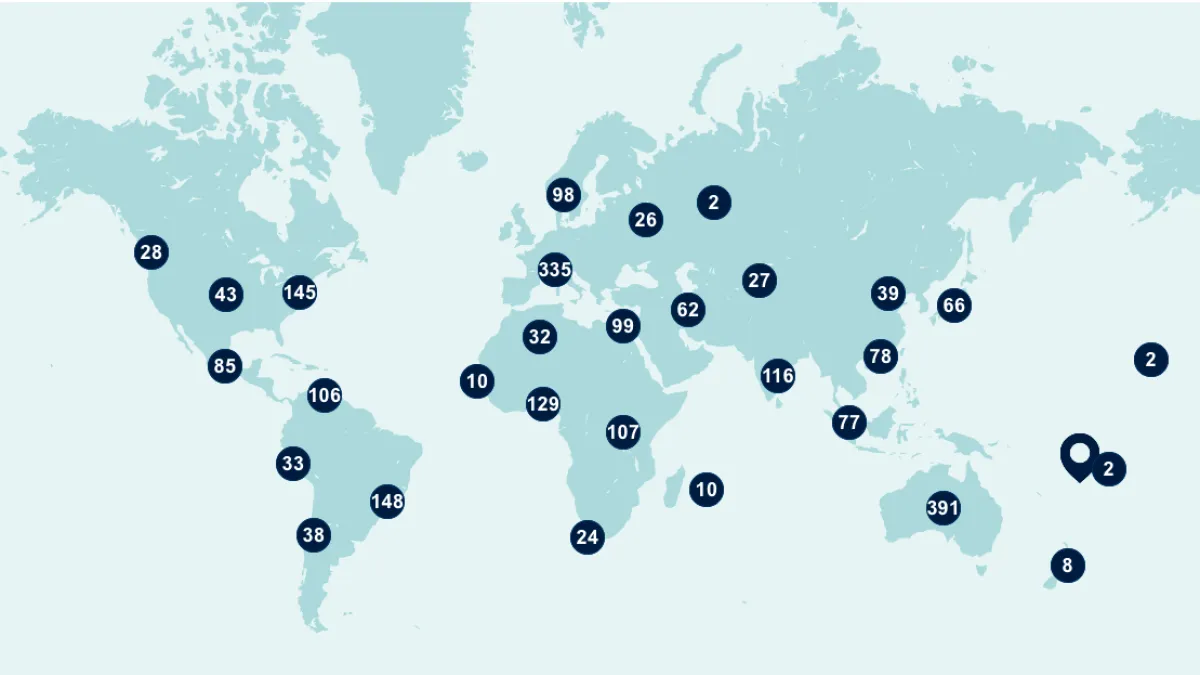 Map of Members | UICC