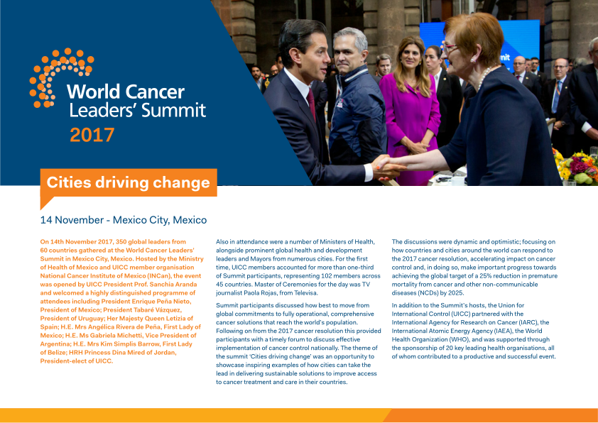 2017 World Cancer Leaders' Summit | UICC